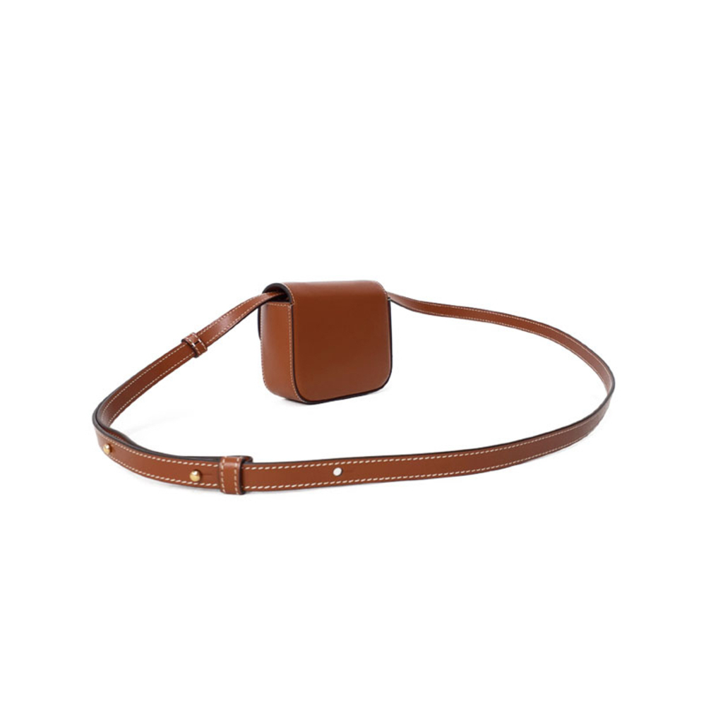 Celine Mini Triomphe Tan Bag Shoulder - Gem